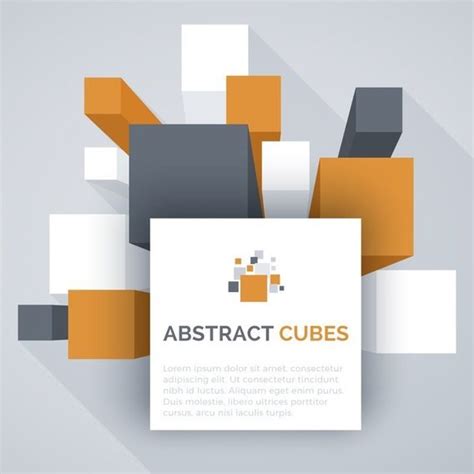 Abstract Cubes Background Dryicons