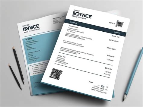 Invoice Design Template Vector And Editable Or Customizable Invoice