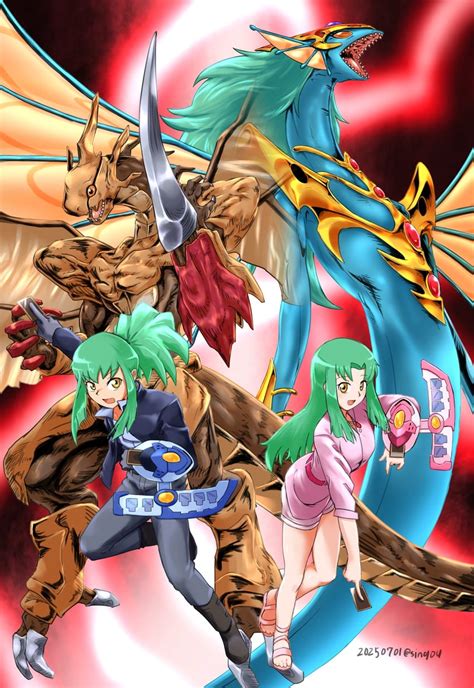 Luca Lua Ancient Fairy Dragon And Life Stream Dragon Yu Gi Oh And More Drawn By Sinqou