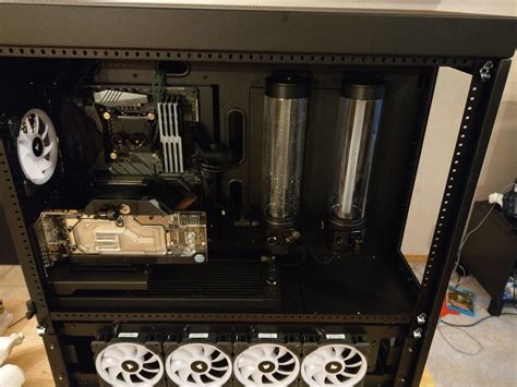 First Dual Loop Hardline Build Black And Green W Uv Builds Gg