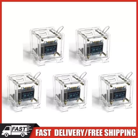 Esp8266 Electronic Kit Oled Display Mini Clock Shell Diy Soldering