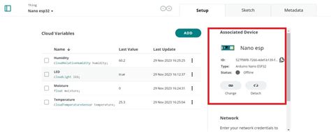 IOT Based Soil Moisture Monitoring On Arduino Cloud Using Arduino Nano ESP