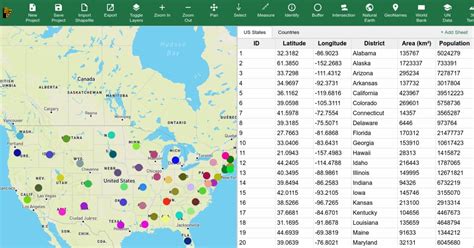 Gis Excel Tool Clone With Mapbox Gl
