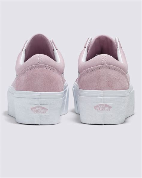 Shop Vans Old Skool Stackform In Pink