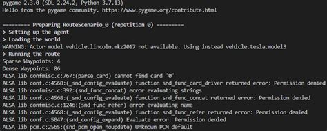 Alsa Lib Error · Issue 150 · Autonomousvisiontransfuser · Github