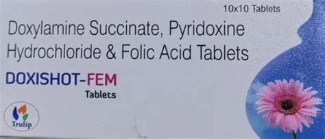 Doxishot Fem Doxylamine Succinate Tablets At ₹ 140 Box In Varanasi Id 2855604643155