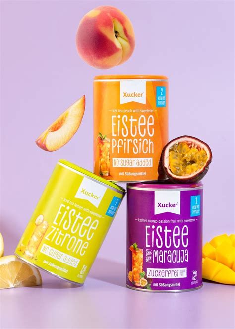 Eistee Zitrone Getränkepulver Zuckerarm Mit Süßungsmittel