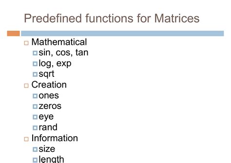 Basics Of Matlab For Students And Faculty Ppt