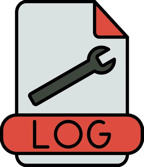 Log Format Line Filled Icon Vector Art At Vecteezy