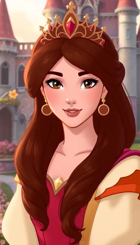Disney Princess Brown Hair Image Free Ai Generator Makepix