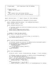 Lab Experimentcontrol Java Program Name Lab Experiment Code The Control