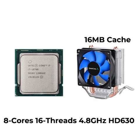 Intel Core I7 10700 10th Gen With Deepcool Cooler Wind Net Computers