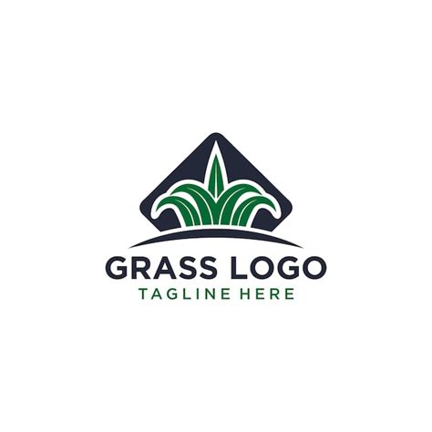 Premium Vector Grass Logo Design Vector