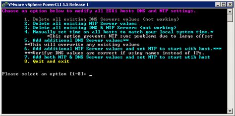 Powercli Script To Set Dns And Ntp On Esxi Hosts Vmtoday