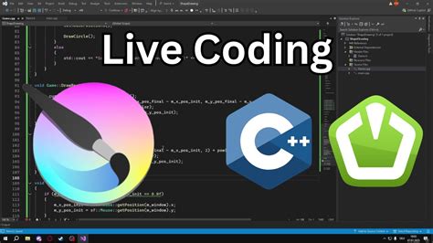 Live Coding A Shape Drawing App Using C And Sfml Youtube