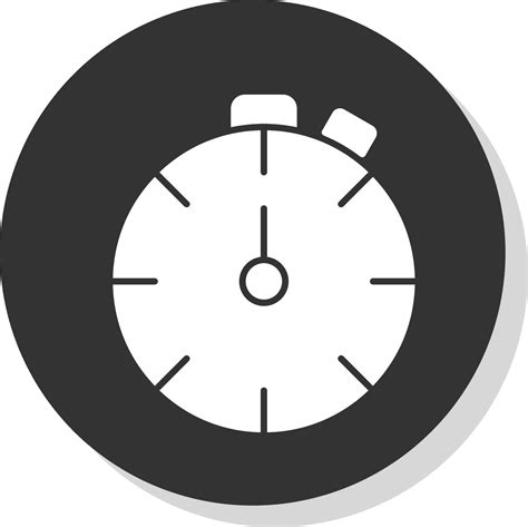 Stopwatch Glyph Grey Circle Icon 42659288 Vector Art At Vecteezy