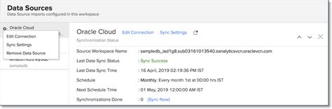 import data from oracle cloud zoho analytics on premise