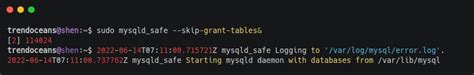 How To Reset MySQL Root Password In Ubuntu And Fix Error TREND OCEANS