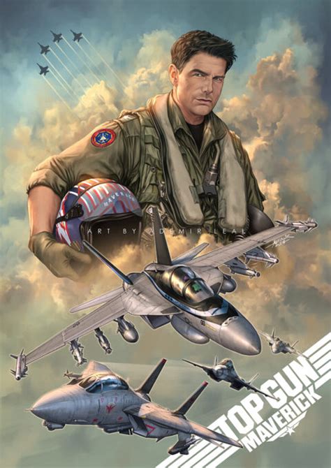 “top Gun Maverick” By Ademir Leal Nerds Love Art