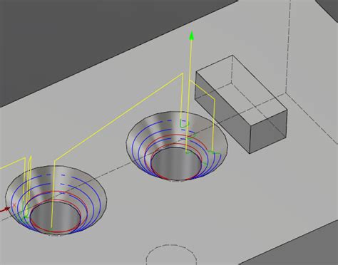 machining a countersink with 45 deg taper mill problem autodesk community
