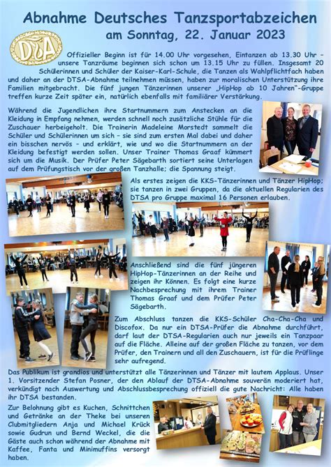 Impressionen Zum Dtsa Am 22 01 2023 Tsc Blau Gold Itzehoe E V