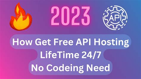 Get Any Api For Free Hosting For Lifetime No Coding Skills Needed Youtube