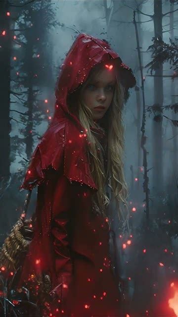 как выглядит сказка о красной шапочке глазами нейросети нейросеть врек Volf краснаяшапочка