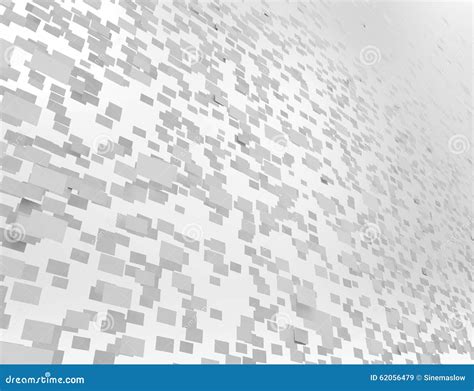 3d Overlapping Rectangles Isolated Over A White Background Stock