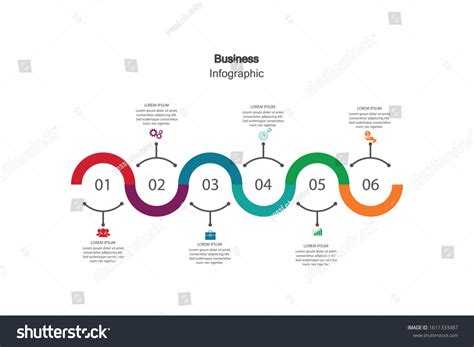 Infographic Vector Cycle Diagram Graph Presentation Stock Vector Royalty Free
