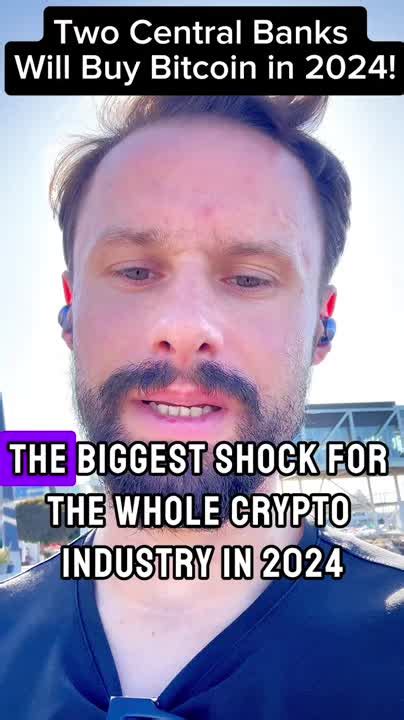 crypto industry shock two central banks buy bitcoin anton golub
