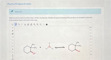 Solved Practice Problem 07 69b1 Incorrect Add Curved Chegg Com