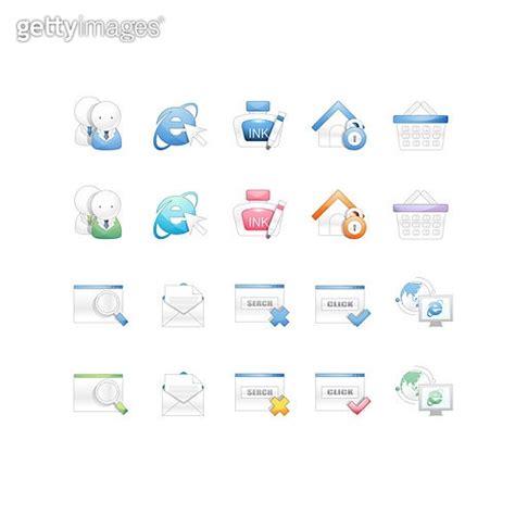 아이콘세트 아이콘 그림아이콘 비즈니스 인터넷 체크 이미지 A11939819 게티이미지뱅크