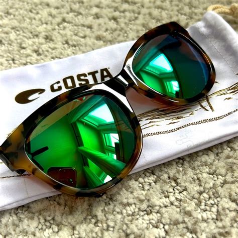 Costa Del Mar Polarized Sunglasses Glass Lenses Gem