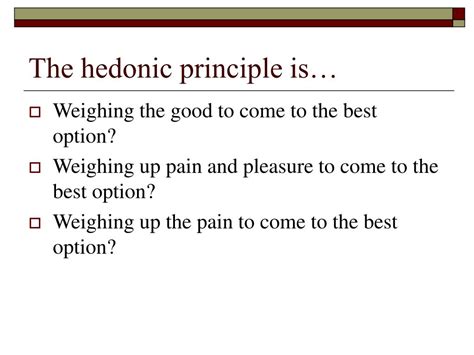Ppt The Hedonic Calculus Powerpoint Presentation Free Download Id