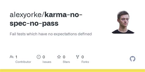 GitHub Alexyorke Karma No Spec No Pass Fail Tests Which Have No