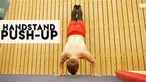 Handstand push up: Beginner progression - YouTube