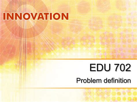 Problem Definition Problem Statement Research Questions