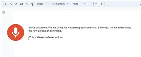 How To Voice Type On Google Docs GeeksforGeeks