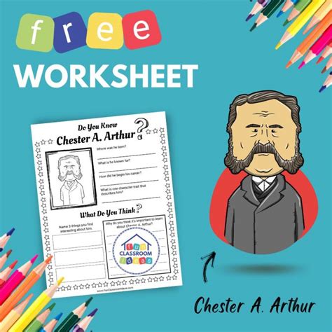 Free Chester A Arthur Worksheet Level Up Your Worksheets