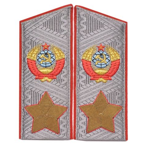 Soviet Marshals Ussr Overcoat Shoulder Boards Epaulets