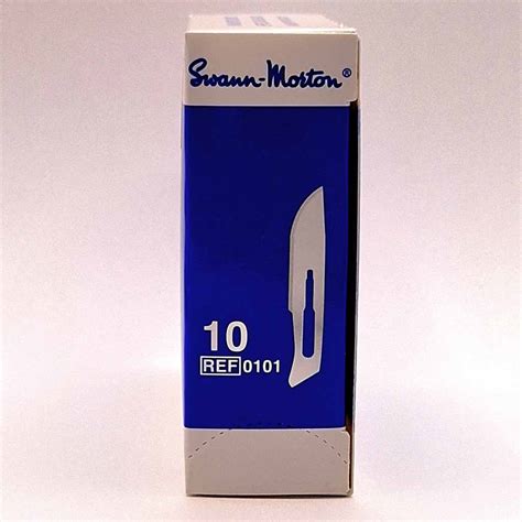 100 No Swann Morton Sm10 No10 Scalpel Blades Brooks Models