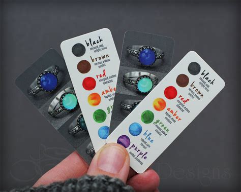 Understanding Mood Ring Color Chart Mood Ring Color Chart 16 Mood Ring