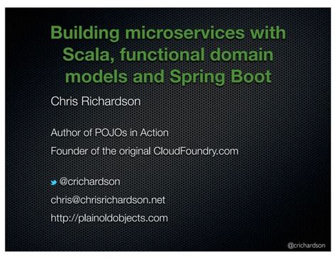 Building Microservices With Scala Functional Domain Models And Spring Boot Pdf