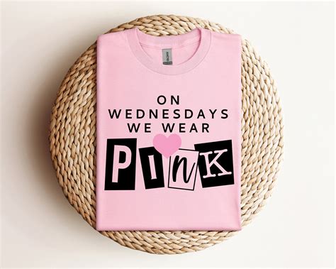 On Wednesdays We Wear Pink Mean Girls Inspired Shirt Sweatshirt Burn
