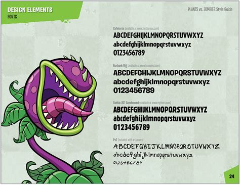 Plants Vs Zombies Font Plants Vs Zombies Font