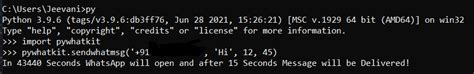 Automate A Whatsapp Message Using Python Tpoint Tech
