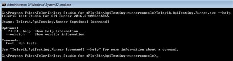 Command Line Parameters Progress Telerik Test Studio For APIs