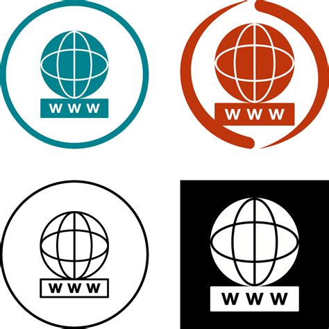 Unique World Wide Web Icon Design 44022831 Vector Art At Vecteezy