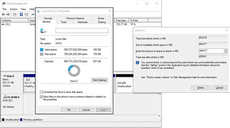 Cant Shrink Volume On Windows 10 Here Are Solutions Minitool Partition Wizard