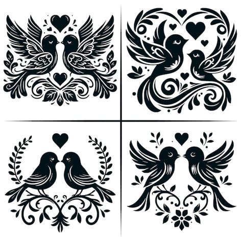 Love Birds Svg Birds Svg Wedding Birds Svg Cricut Clipart Cut Files